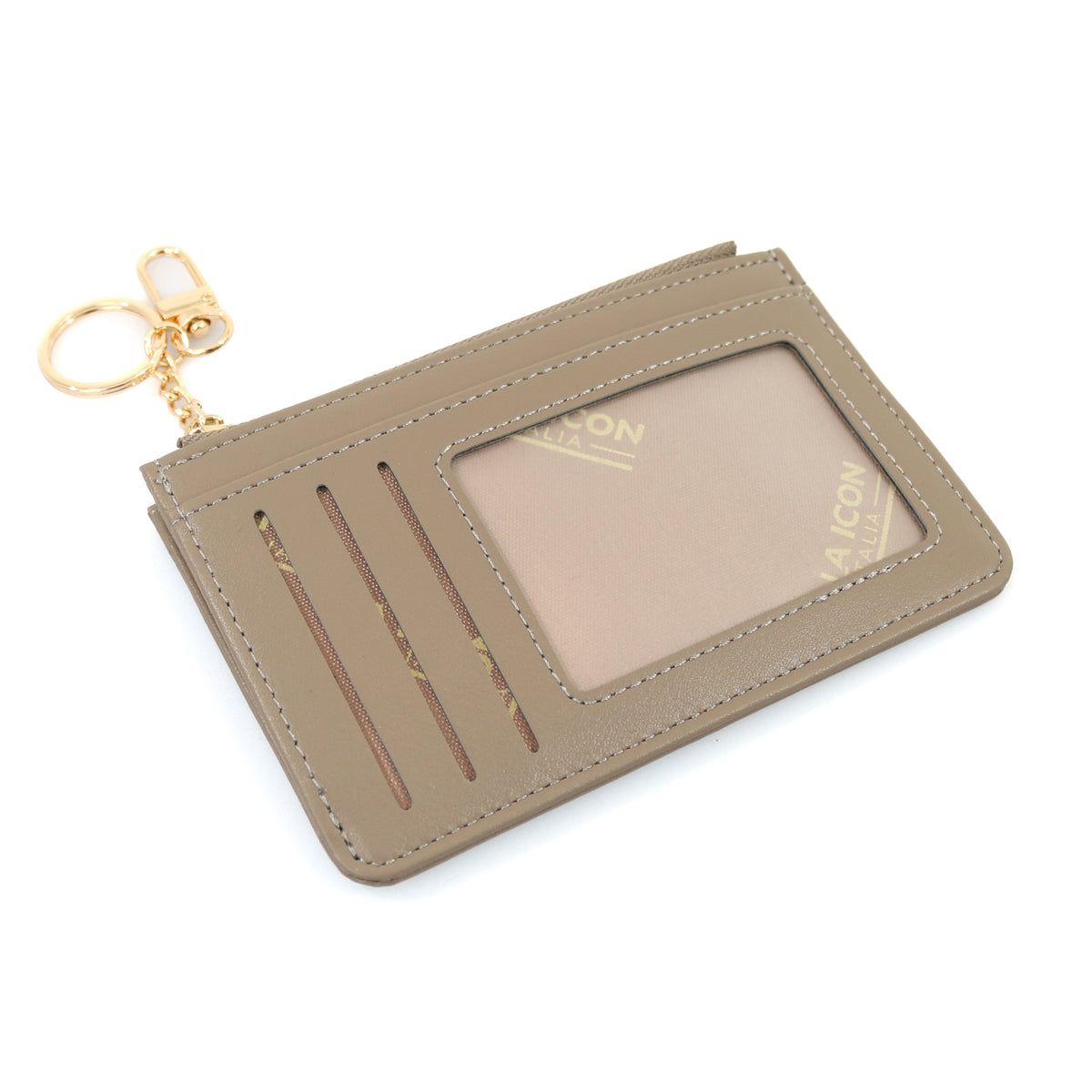 Etui pentru carduri Casual, Ella Icon, Maro, 14x9cm